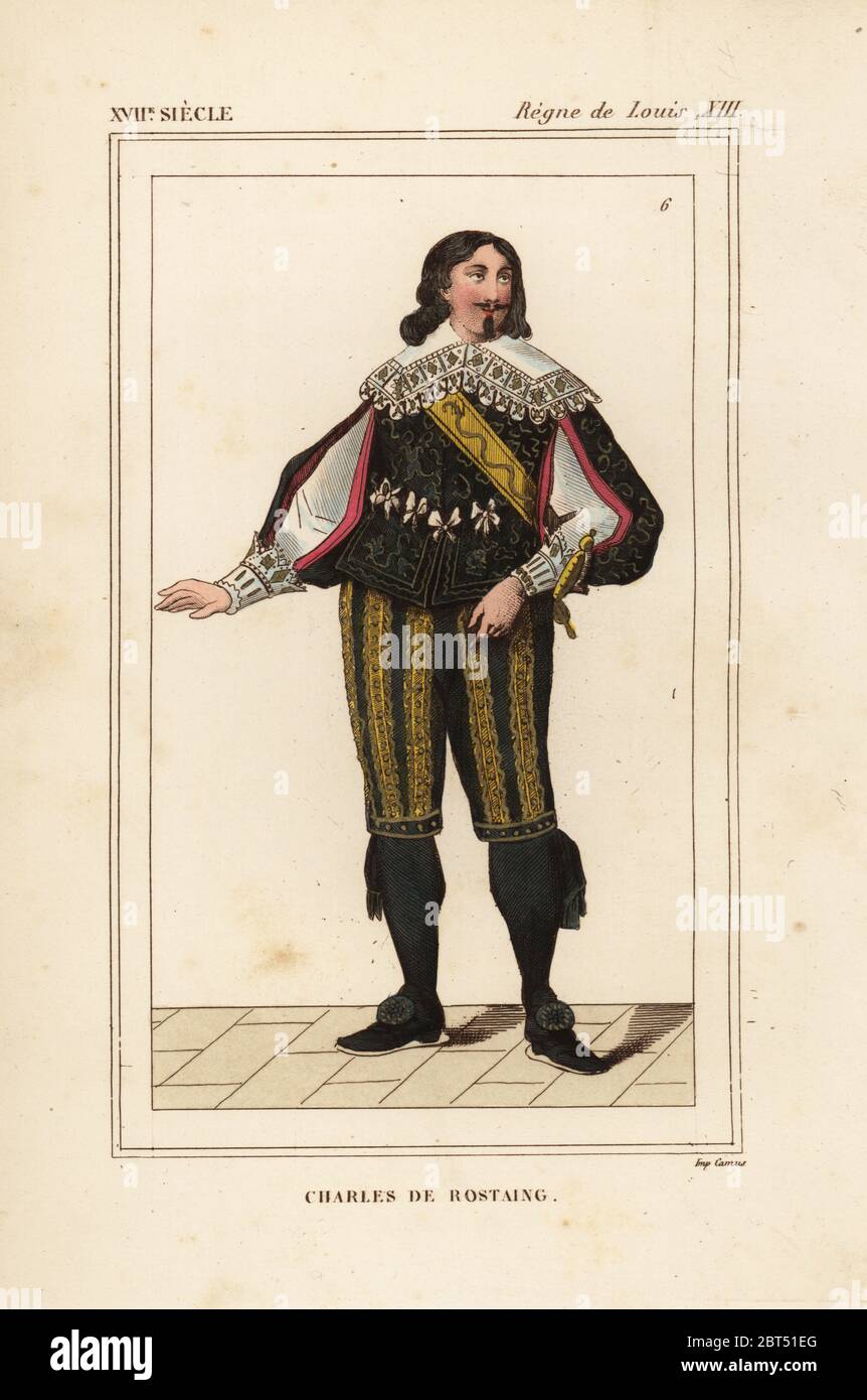 Charles de Rostaing, son of Tristan de Rostaing, Baron de Brou, knight ...