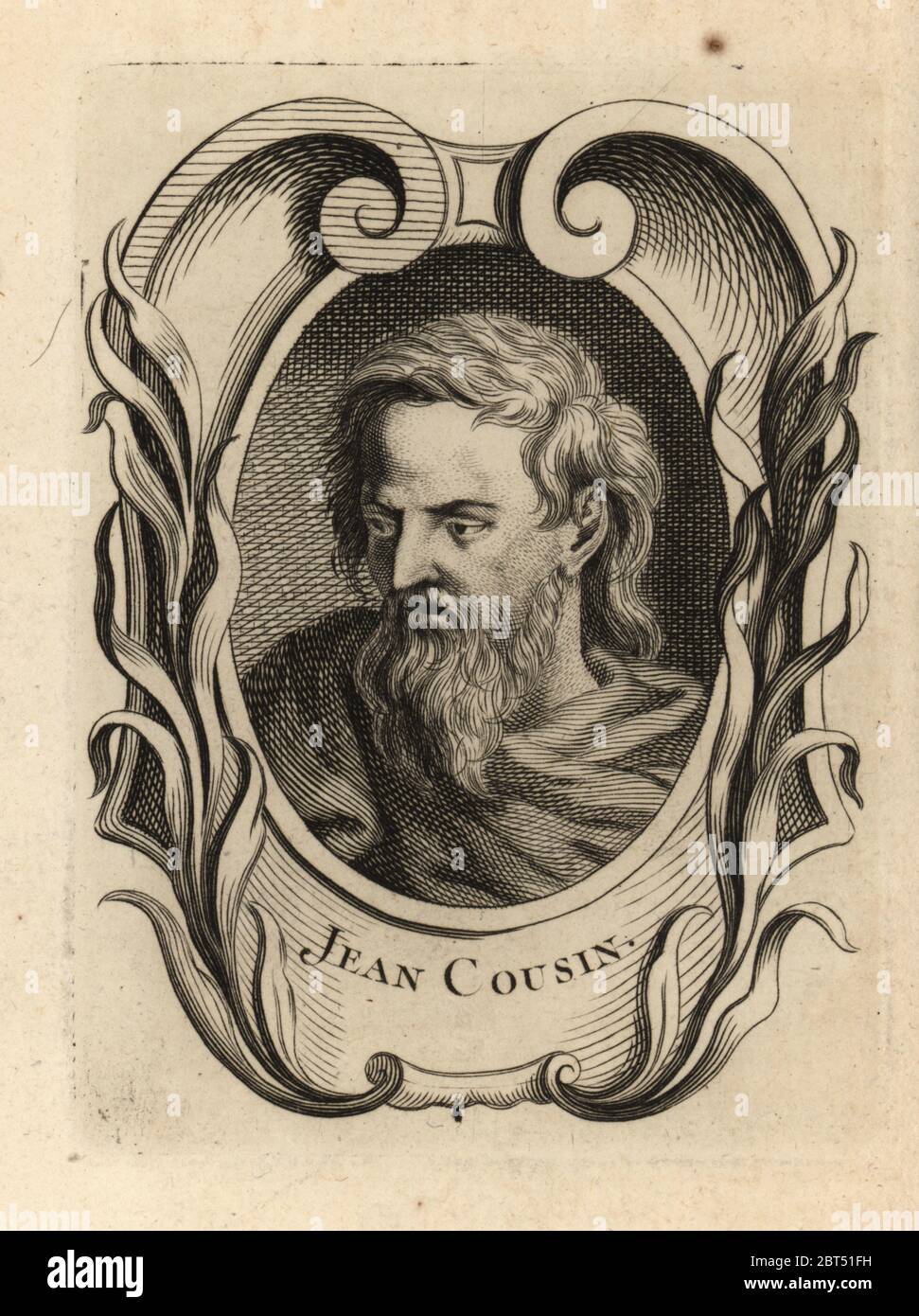 Portrait of Jean Cousin the elder, French painter, sculptor etcher and ...