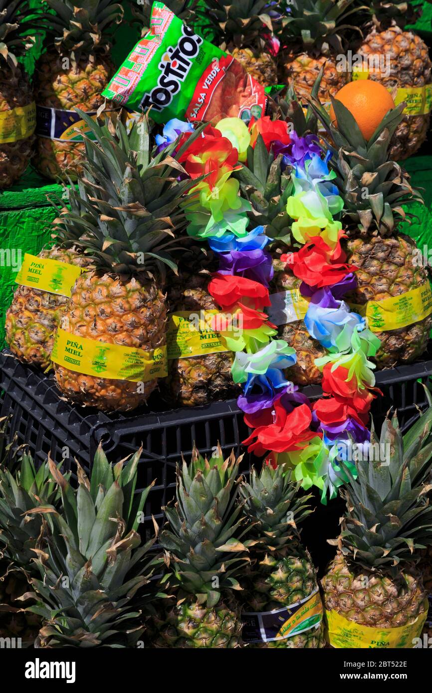 Pineapple store, Ensenada, Baja California, Mexico Stock Photo - Alamy