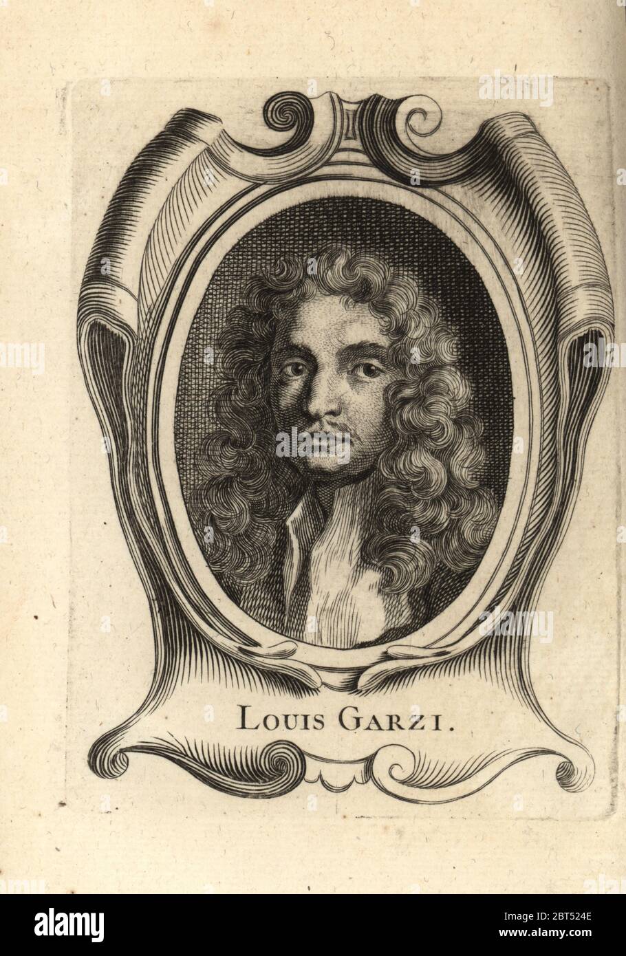 Portrait of Luigi Garzi, Italian painter of the Baroque period, 1638 ...