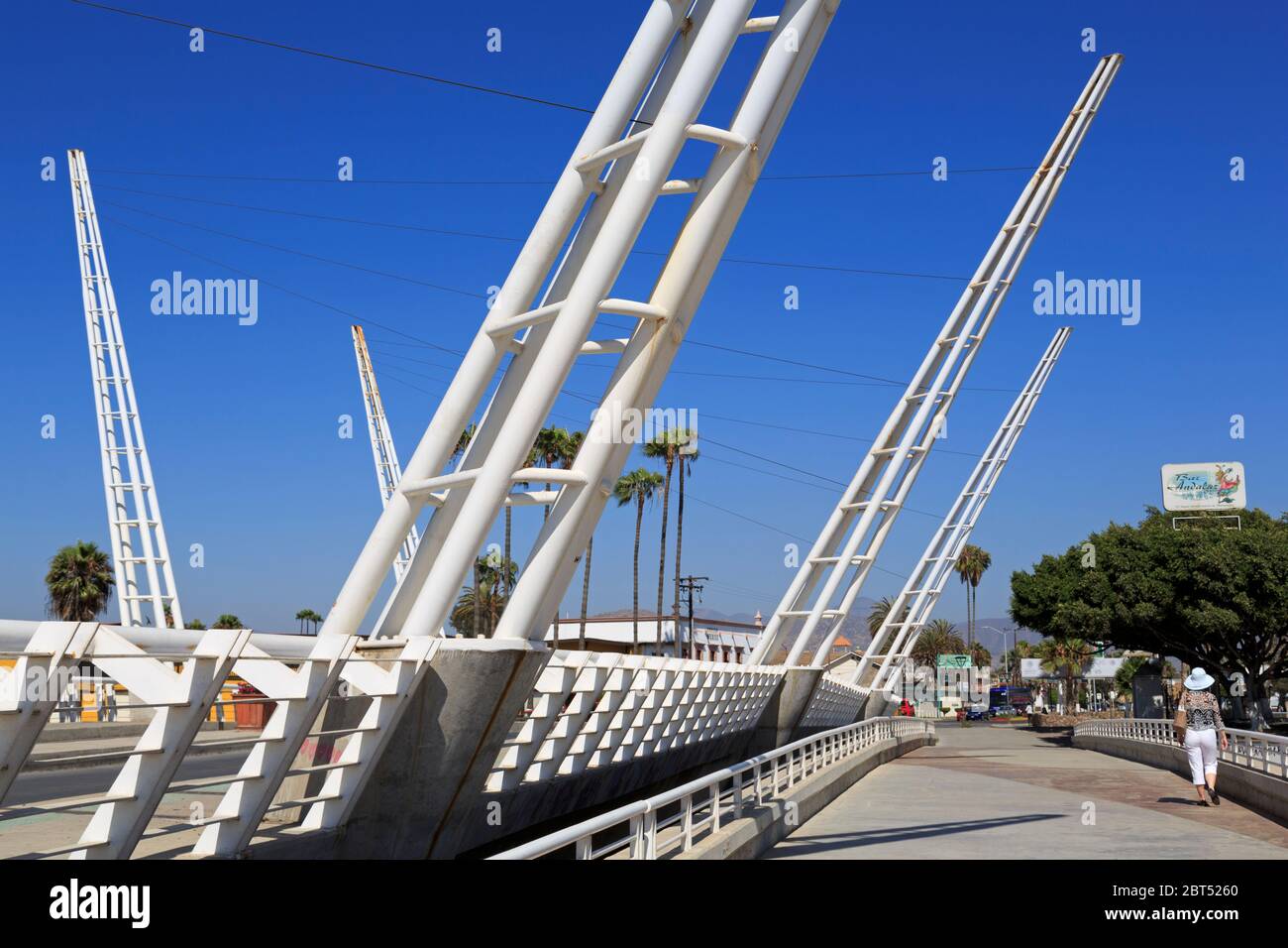 Calle Lopez Mateos Bridge, Ensenada, Baja California, Mexico Stock ...