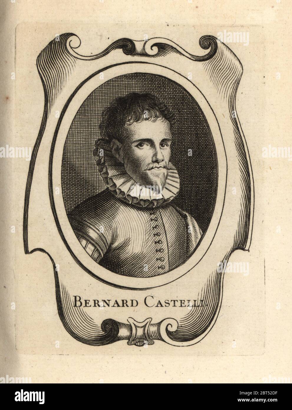 Portrait of Bernardo Castello, Italian Mannerist painter 1557-1629 ...