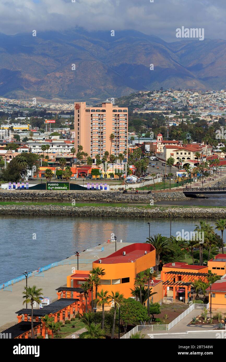 Cruise Ship Terminal, Ensenada City, Baja California, Mexico Stock ...