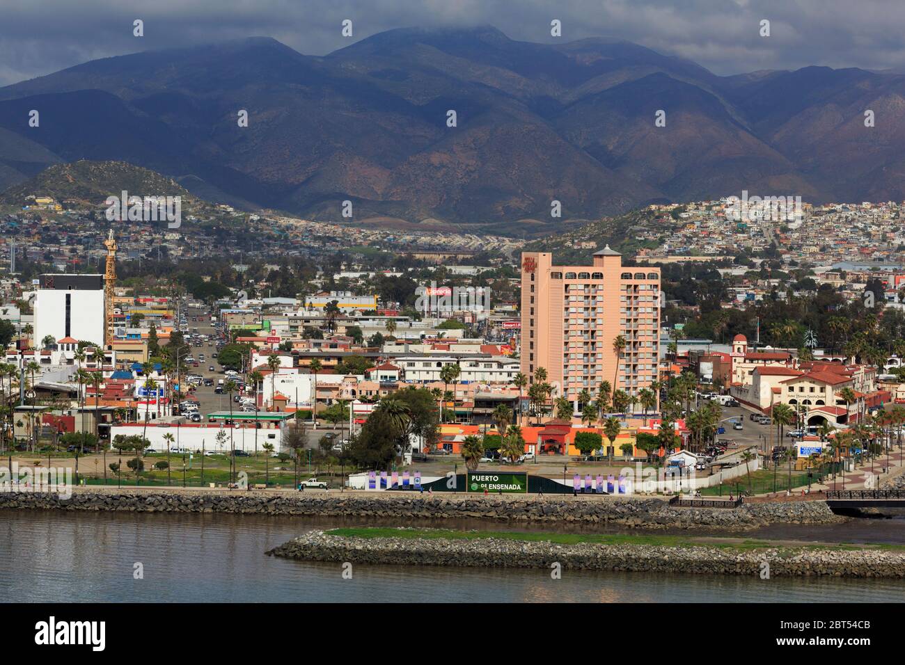 Villa Marina Hotel, Ensenada City, Baja California, Mexico Stock Photo ...