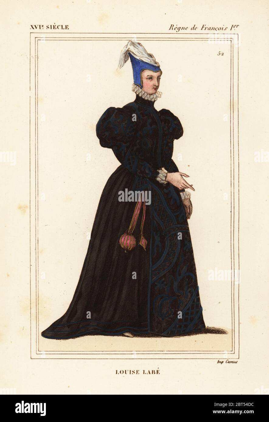 Louise Labe, la Belle Cordiere, French poet 1526-1566. Musician ...