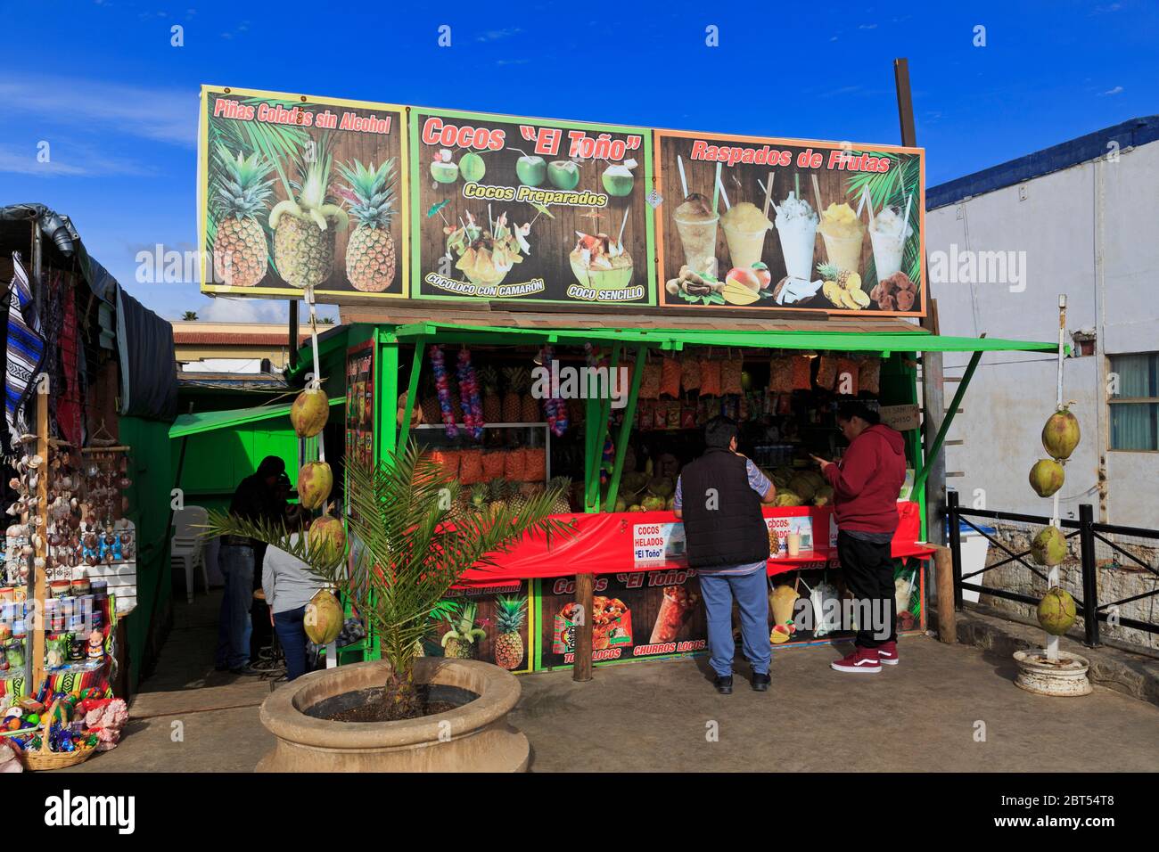 Store on the Malecon, Ensenada City, Baja California, Mexico Stock ...