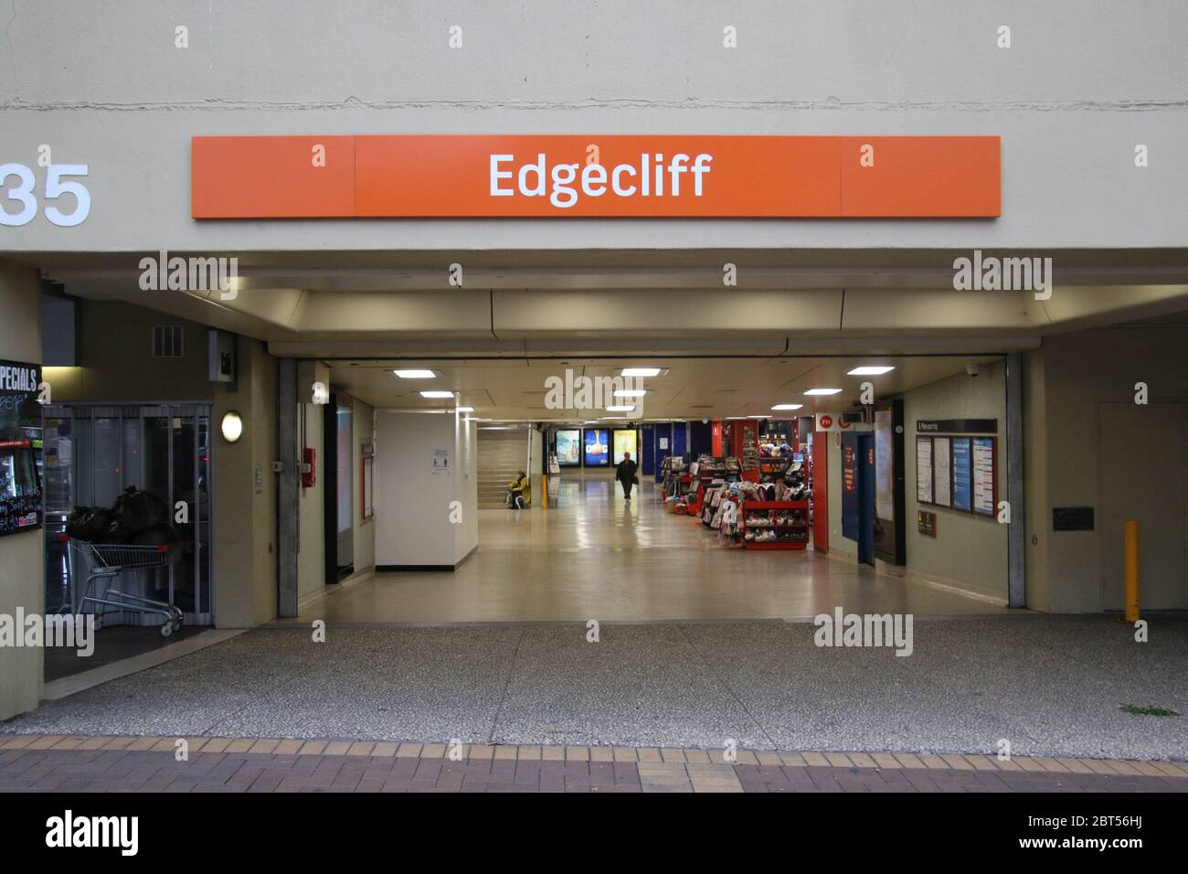 Sydney, Australia. 22nd May 2020. Edgecliff train station. Credit ...