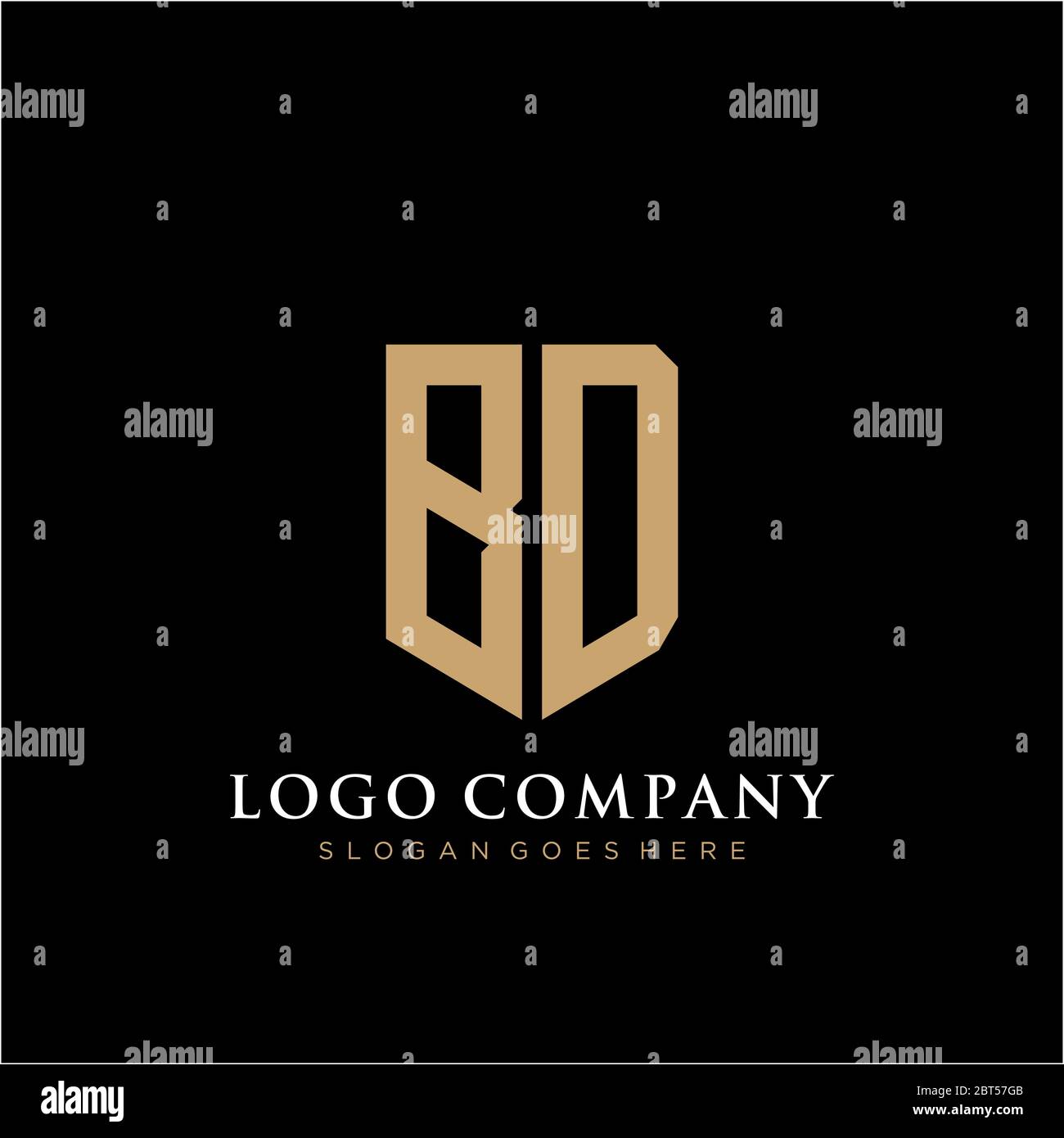 Initial letter bd hi-res stock photography and images - Alamy