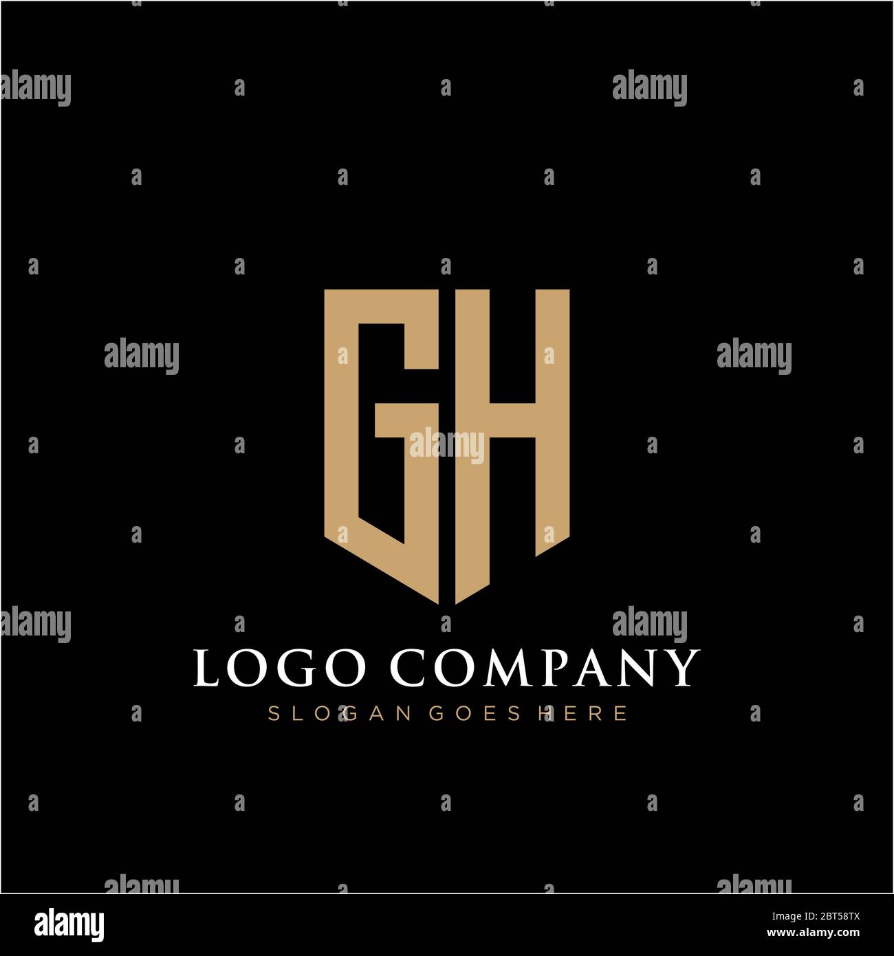 Gh logo hi-res stock photography and images - Alamy