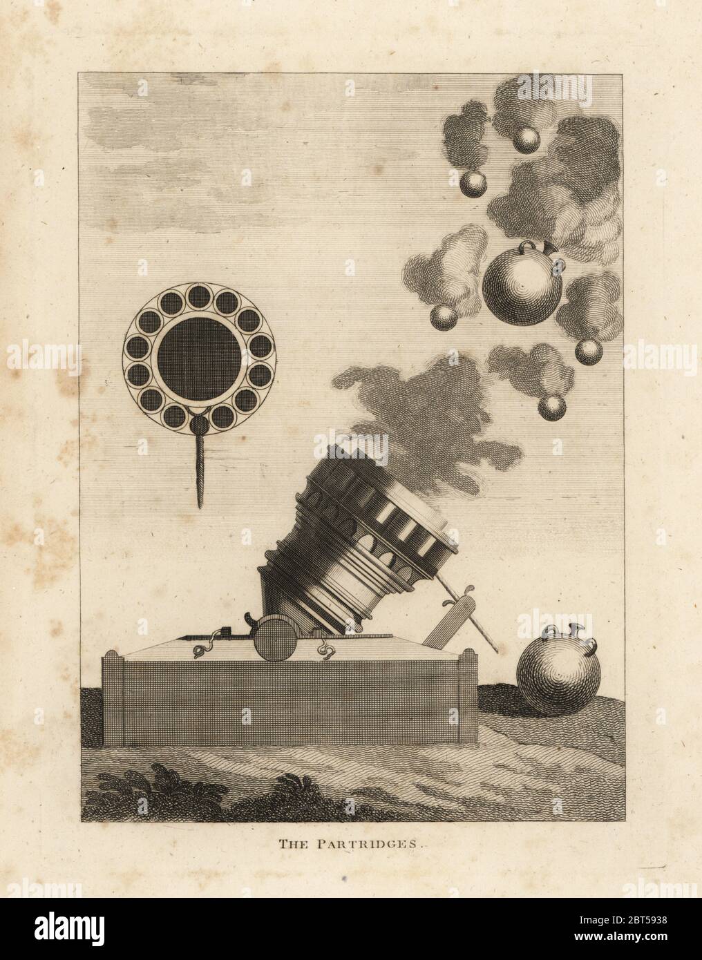 The partridges, a mortar that fired 13 grenadoes or young partridges ...