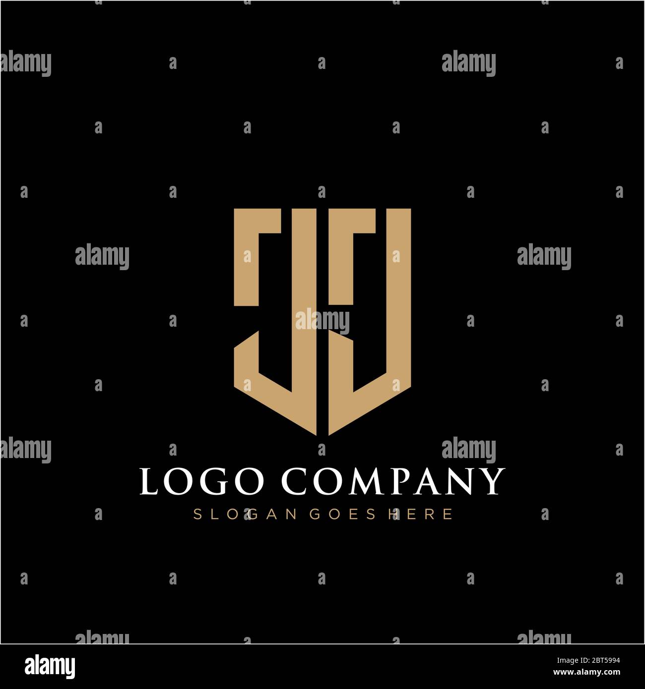 Letter jj logo hi-res stock photography and images - Alamy