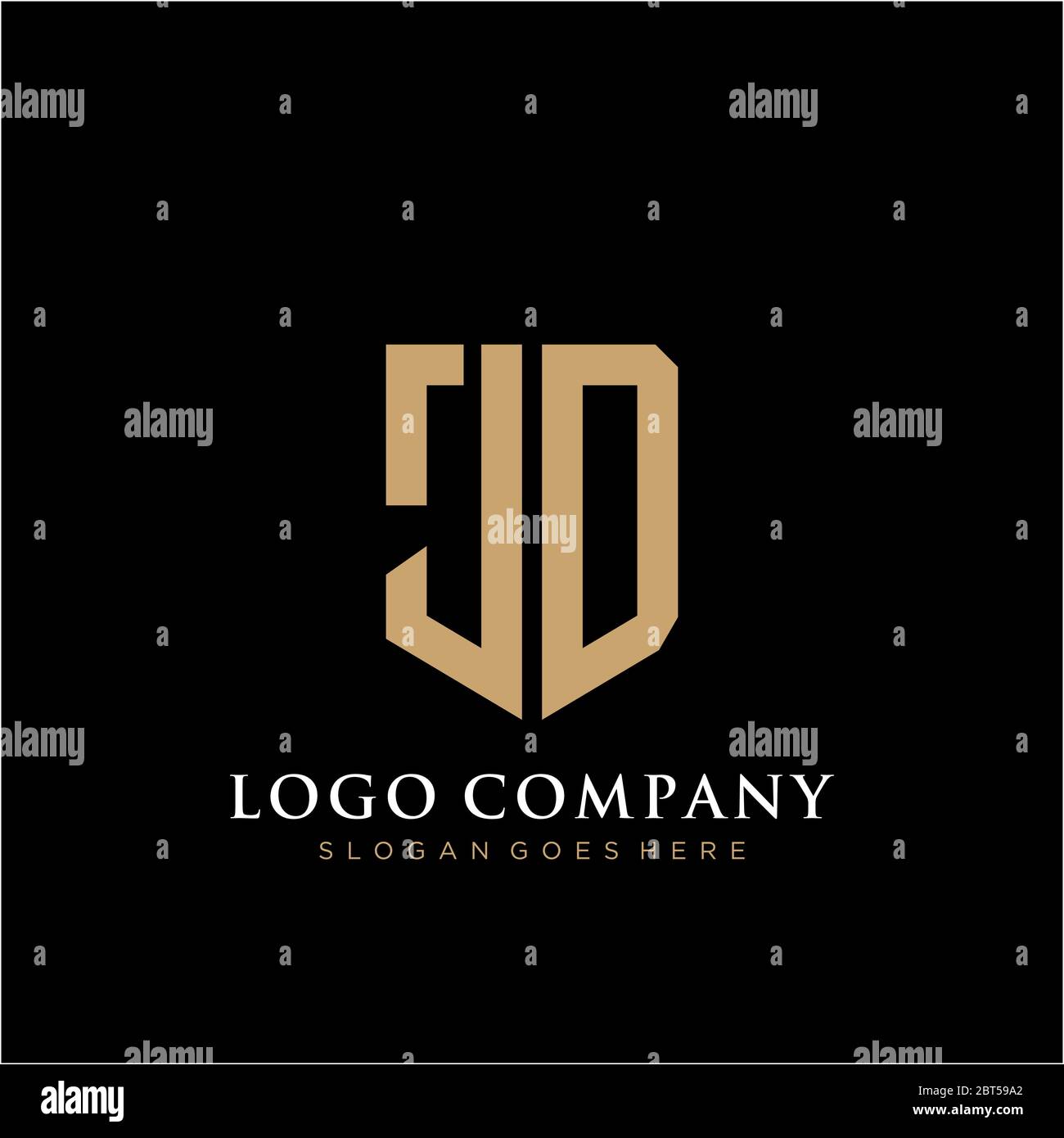 Letter jd logo hi-res stock photography and images - Alamy