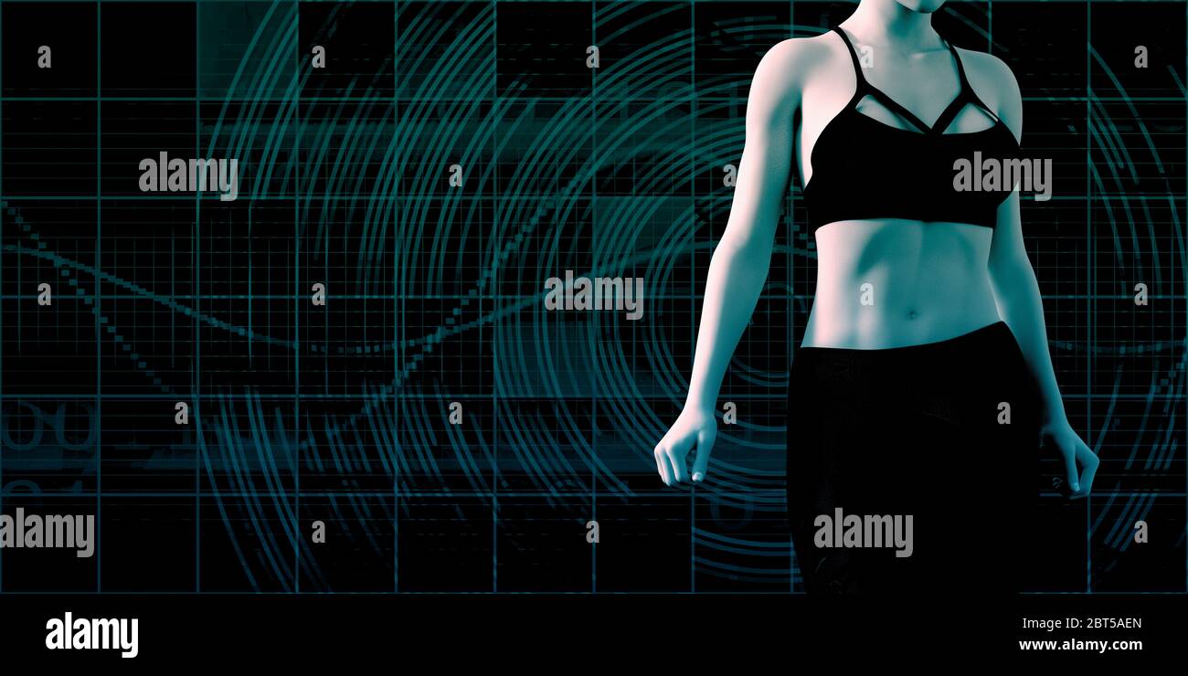 Physical Wellness and Building Muscles as a Health Concept Stock Photo ...