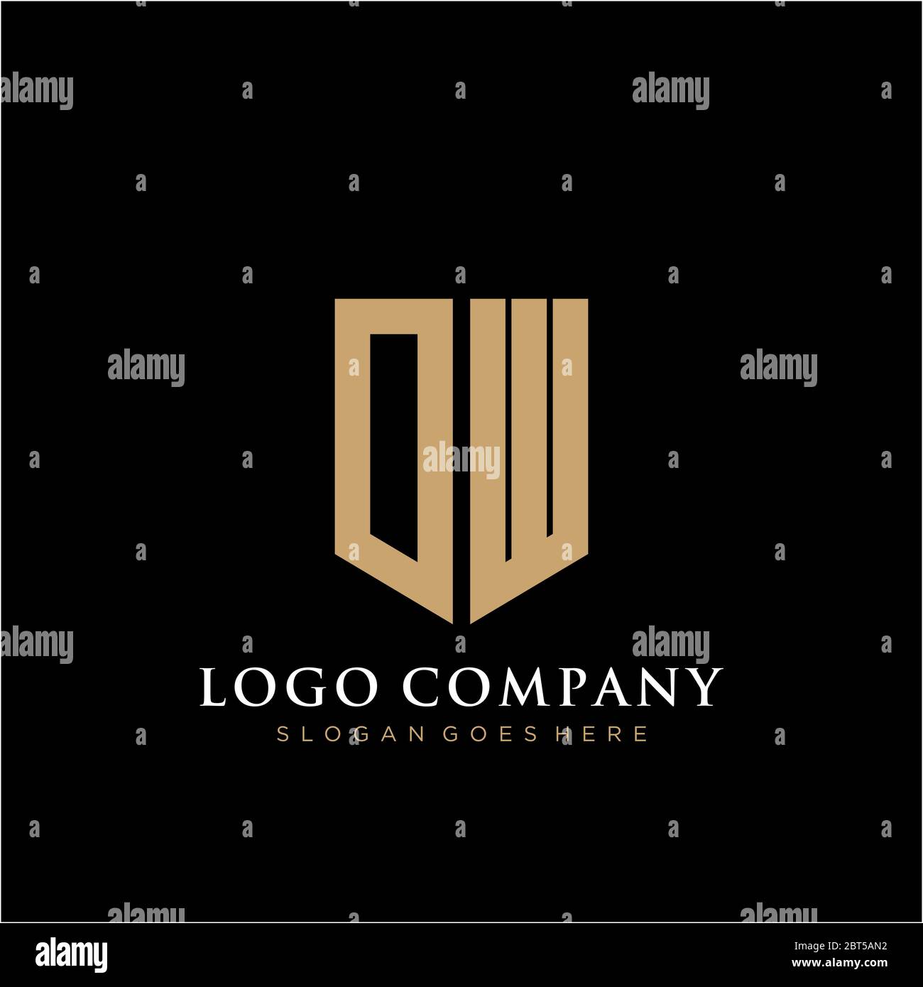 Letter Ow Logo High Resolution Stock Photography and Images - Alamy