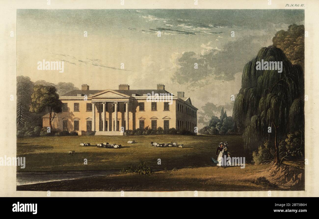 Broadlands, Romsey, the seat of Henry Temple, 2nd Lord Viscount ...