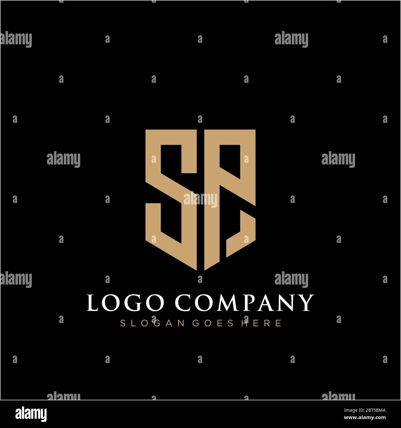 Initial letter sp Stock Vector Images - Alamy