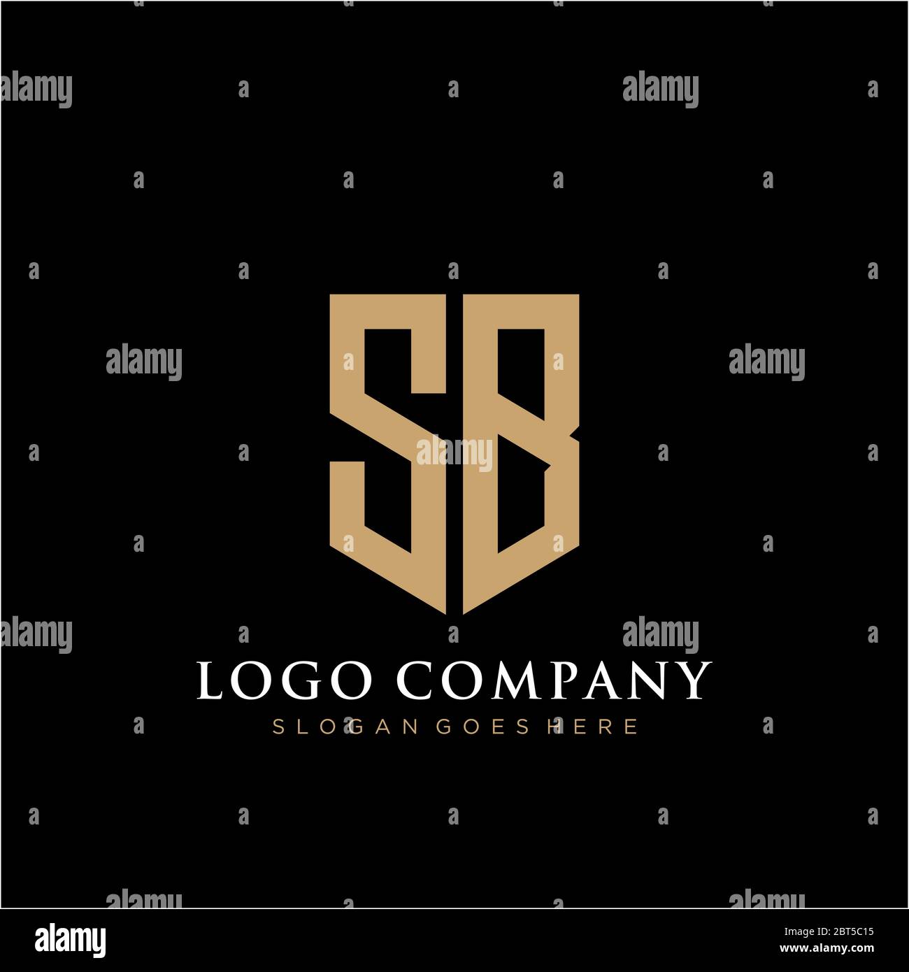 Initial letter sb Stock Vector Images - Alamy