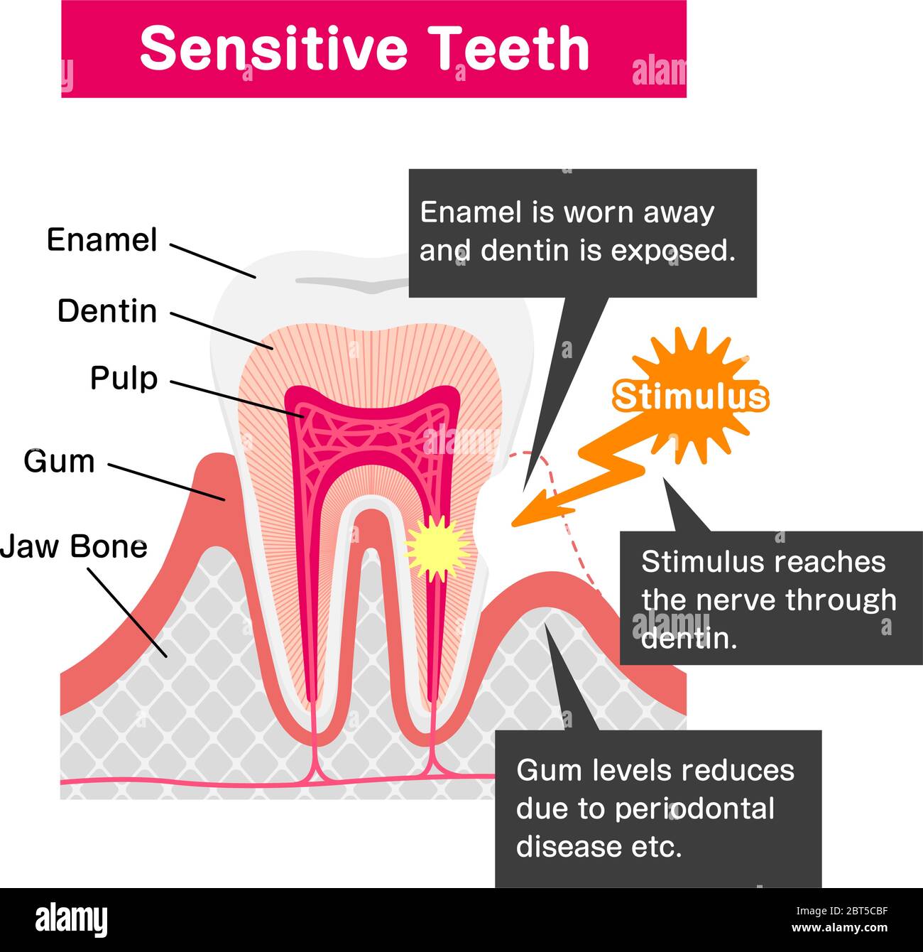 Sensitive Teeth Clipart Border