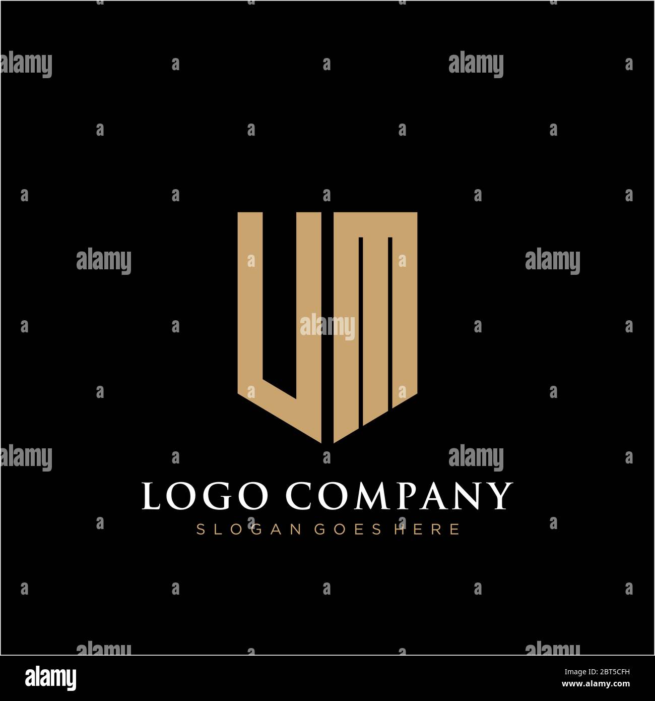 Um initial Stock Vector Images - Alamy