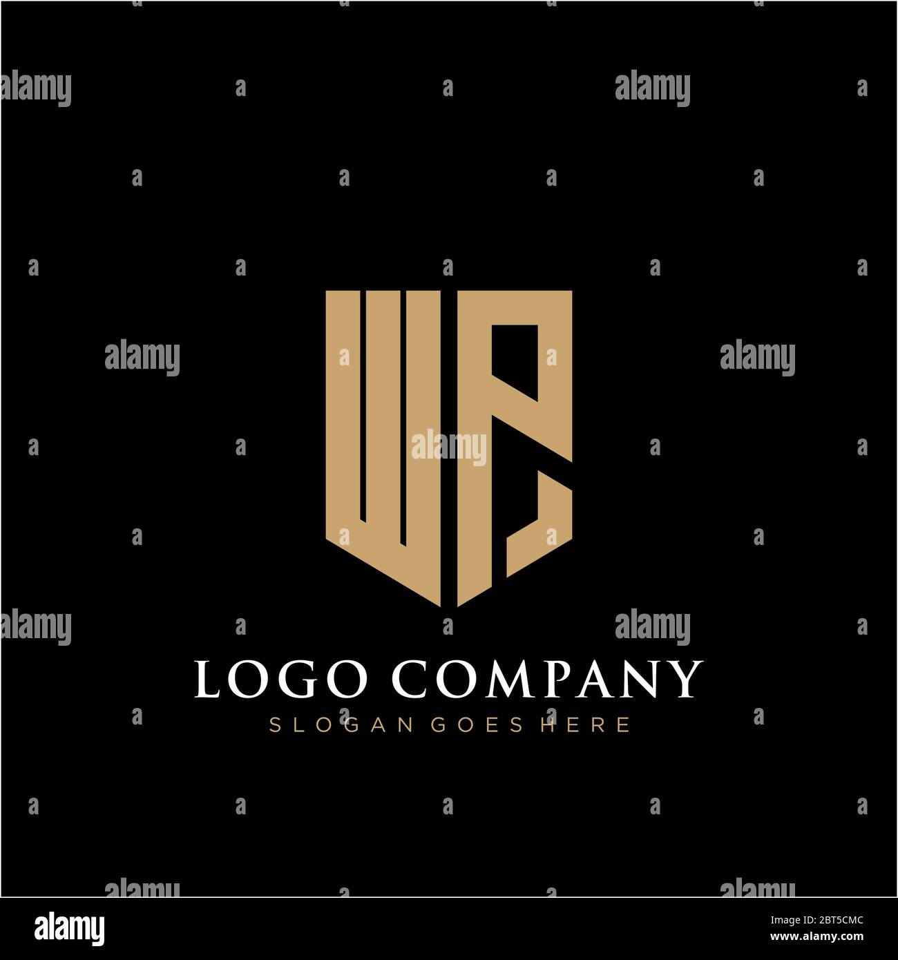 Wp font Stock Vector Images - Alamy