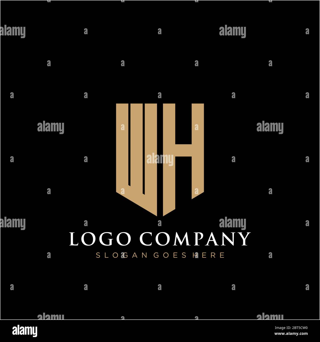 Wh initial Stock Vector Images - Alamy