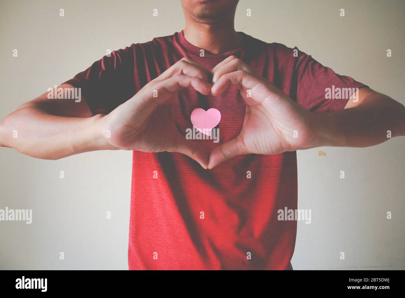 two hand make heart sign. love concept, happy valentine Stock Photo - Alamy