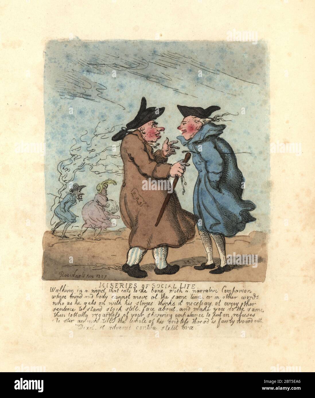 Regency man cartoon hi-res stock photography and images - Alamy