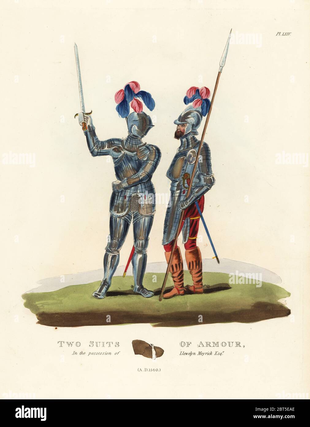Two suits of armour, 1540, in the possession of Llewelyn Meyrick ...