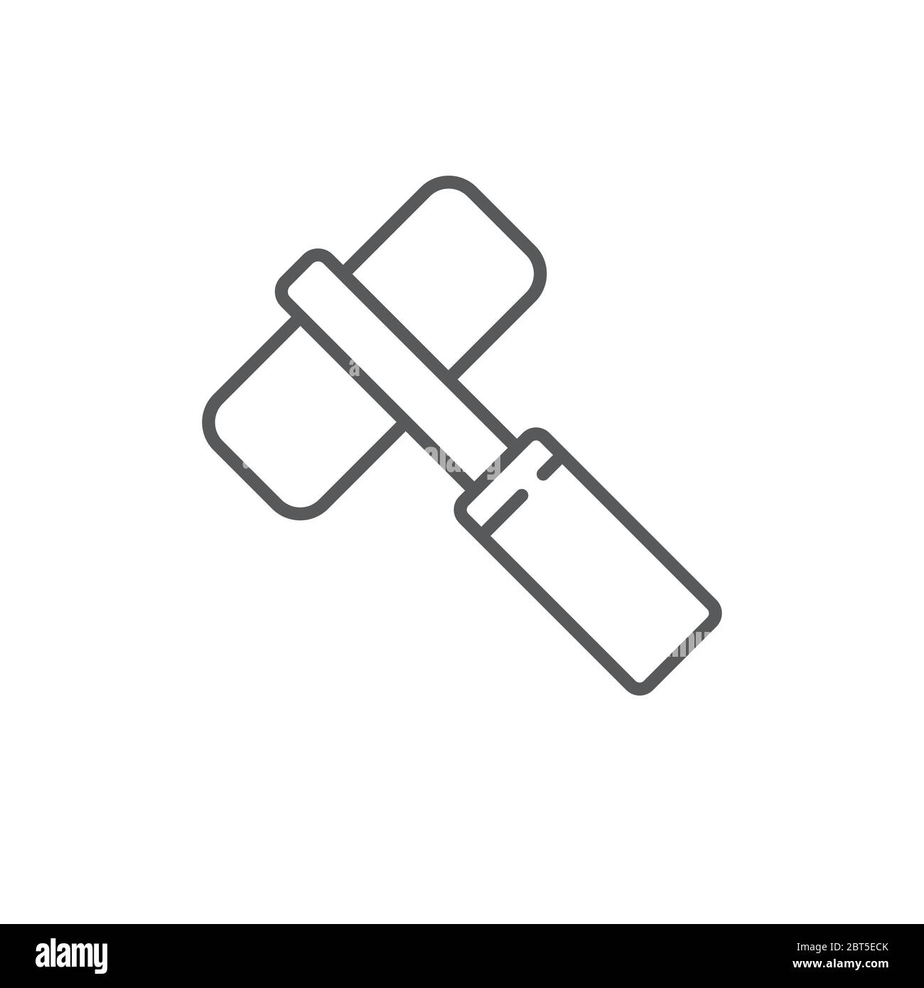 Gaming Hammer vector icon symbol game isolated on white background ...