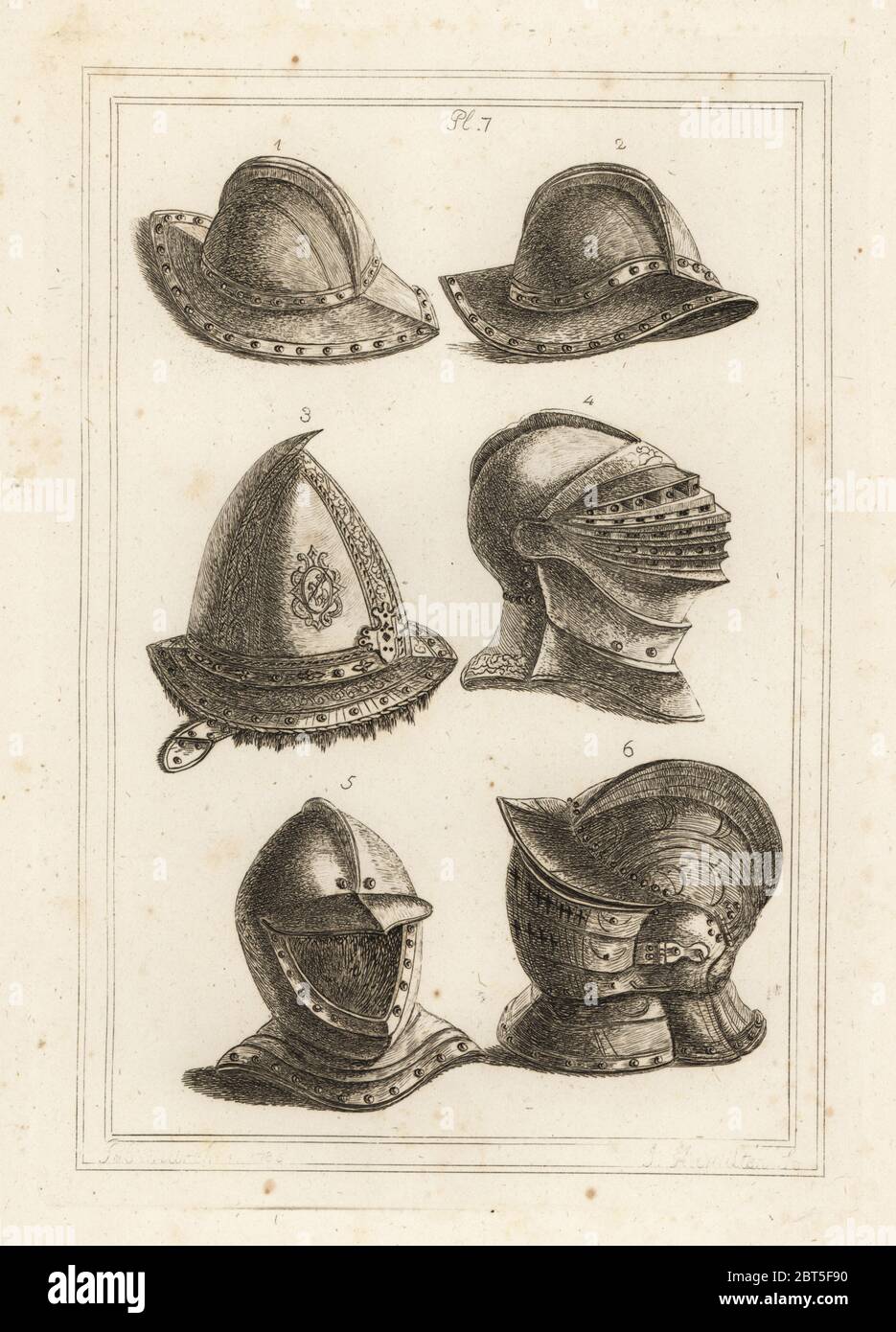 French iron pot helmet 1,2, engraved steel cap from the 16th century 3 ...