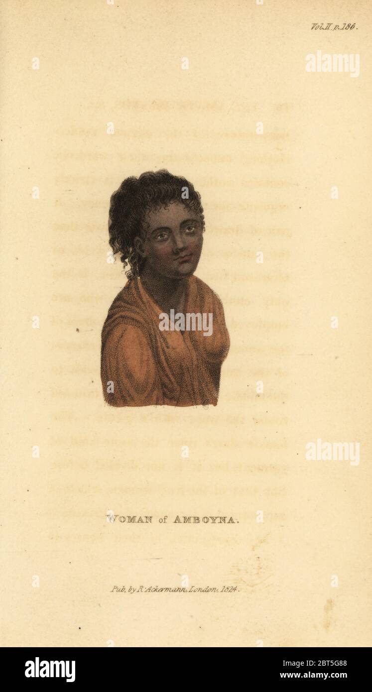 Woman of Ambon, Maluku Islands, Indonesia (Amboyna) in chemise ...