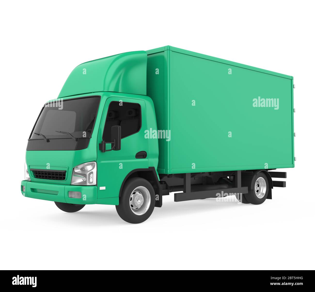 Delivery Van Isolated Stock Photo - Alamy