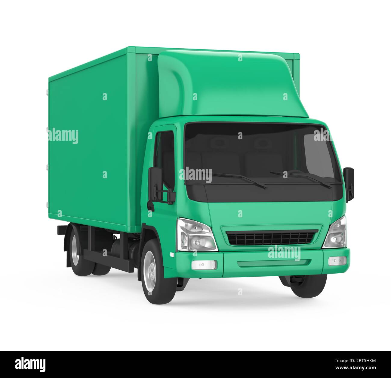 Delivery Van Isolated Stock Photo - Alamy