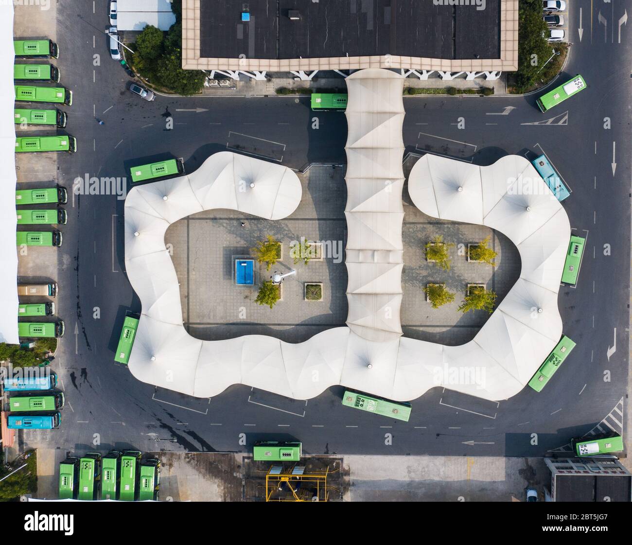 Beijing, China. 10th Oct, 2019. Aerial photo taken on Oct. 10, 2019 ...