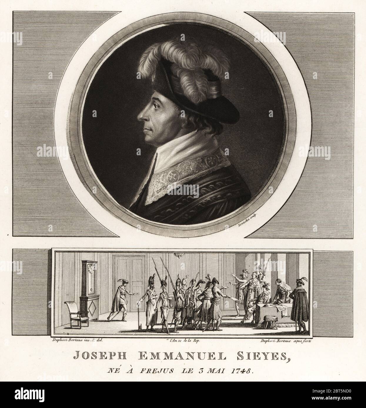 Joseph Emmanuel Sieyes, French politician and theorist, 1748-1836 ...