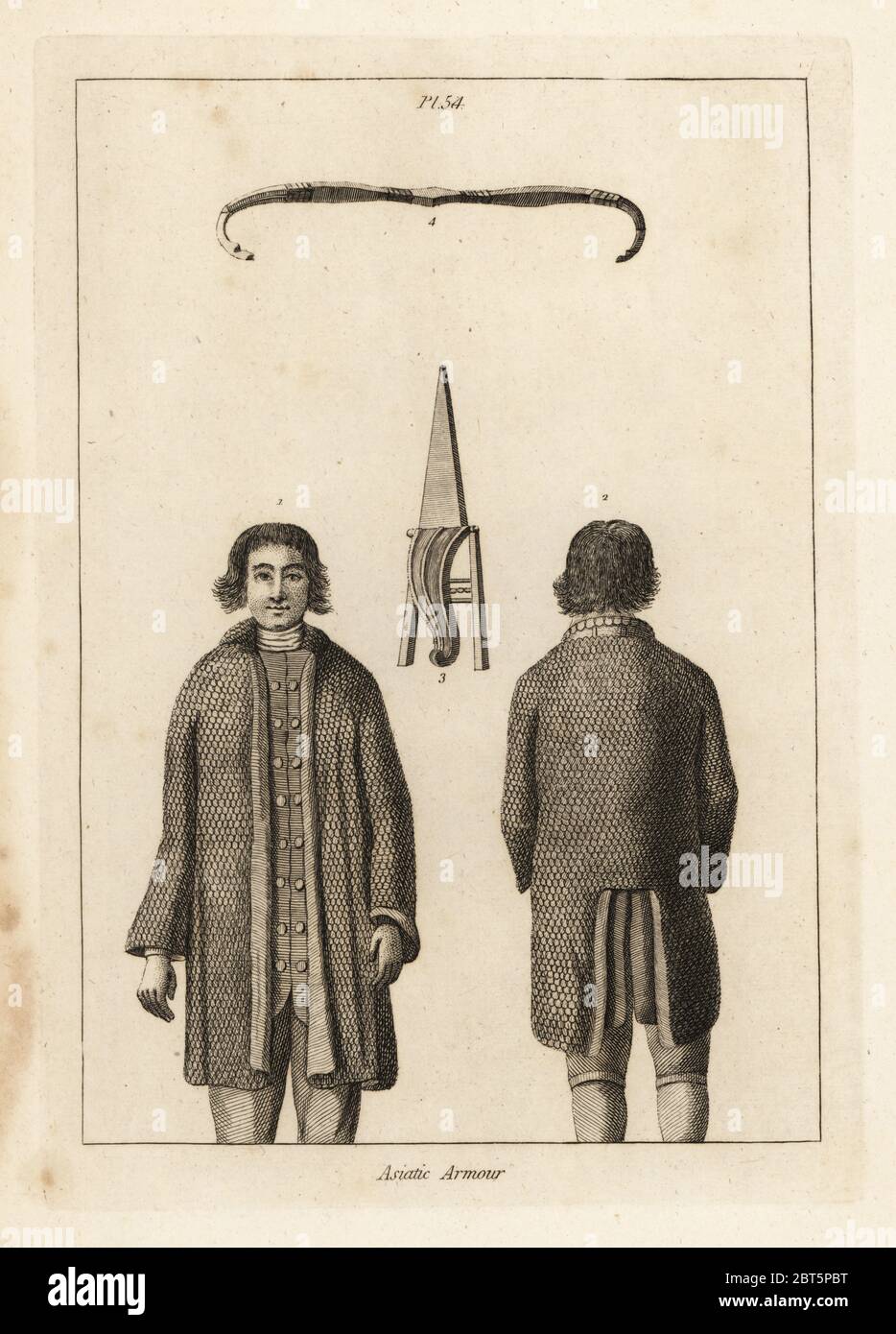 Asiatic armour. Indian surtout of chainmail from Souja Dowlas suit of ...