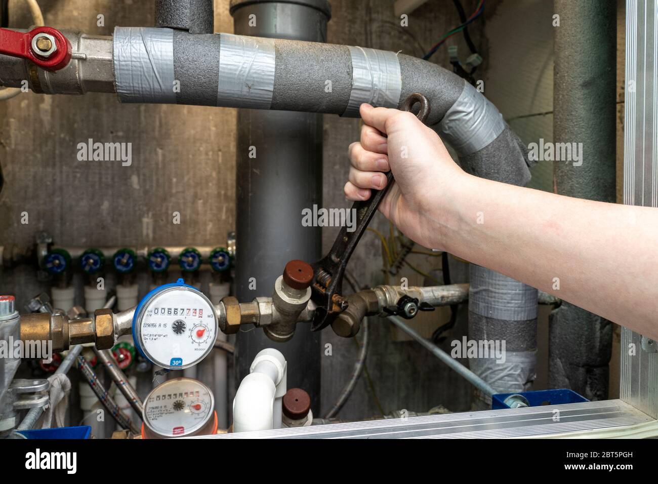 master plumbing repair, repair. plumbing cabinet. water meters ...