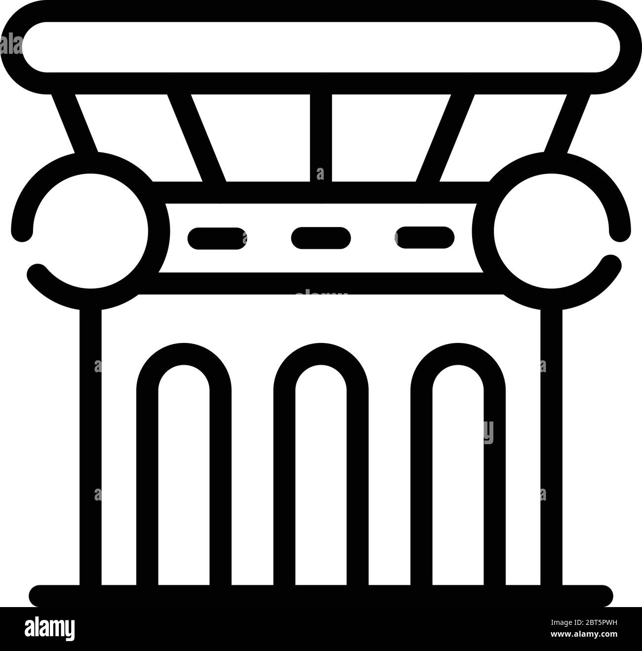 Column of the congress Stock Vector Images - Alamy