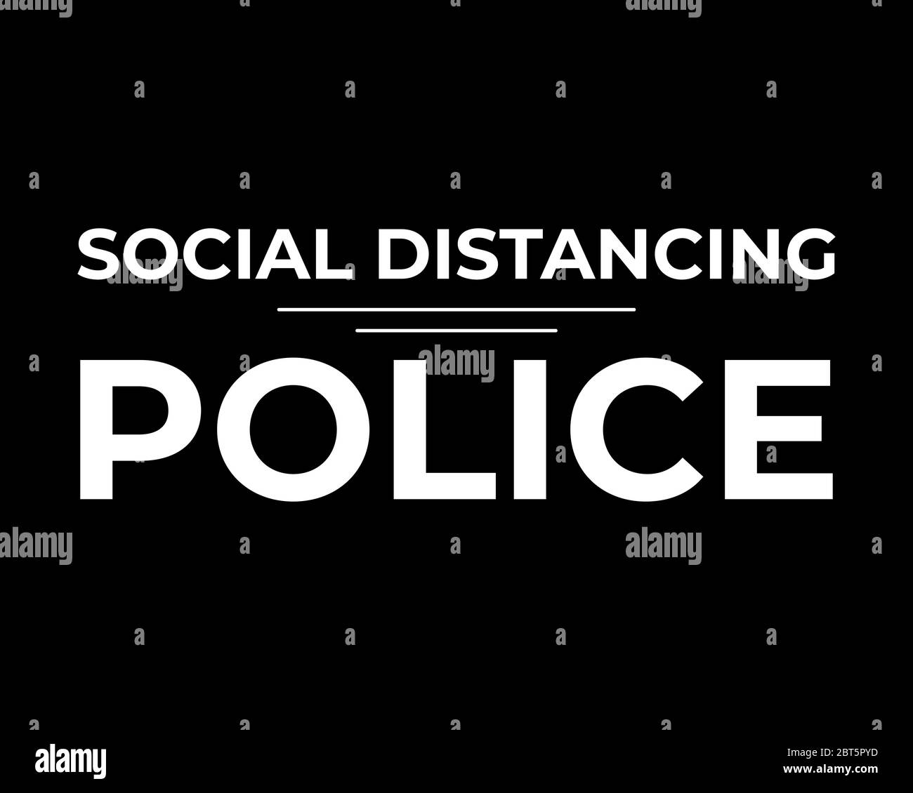 Social Distancing Police / Beautiful Text Quote Tshirt Design Poster ...