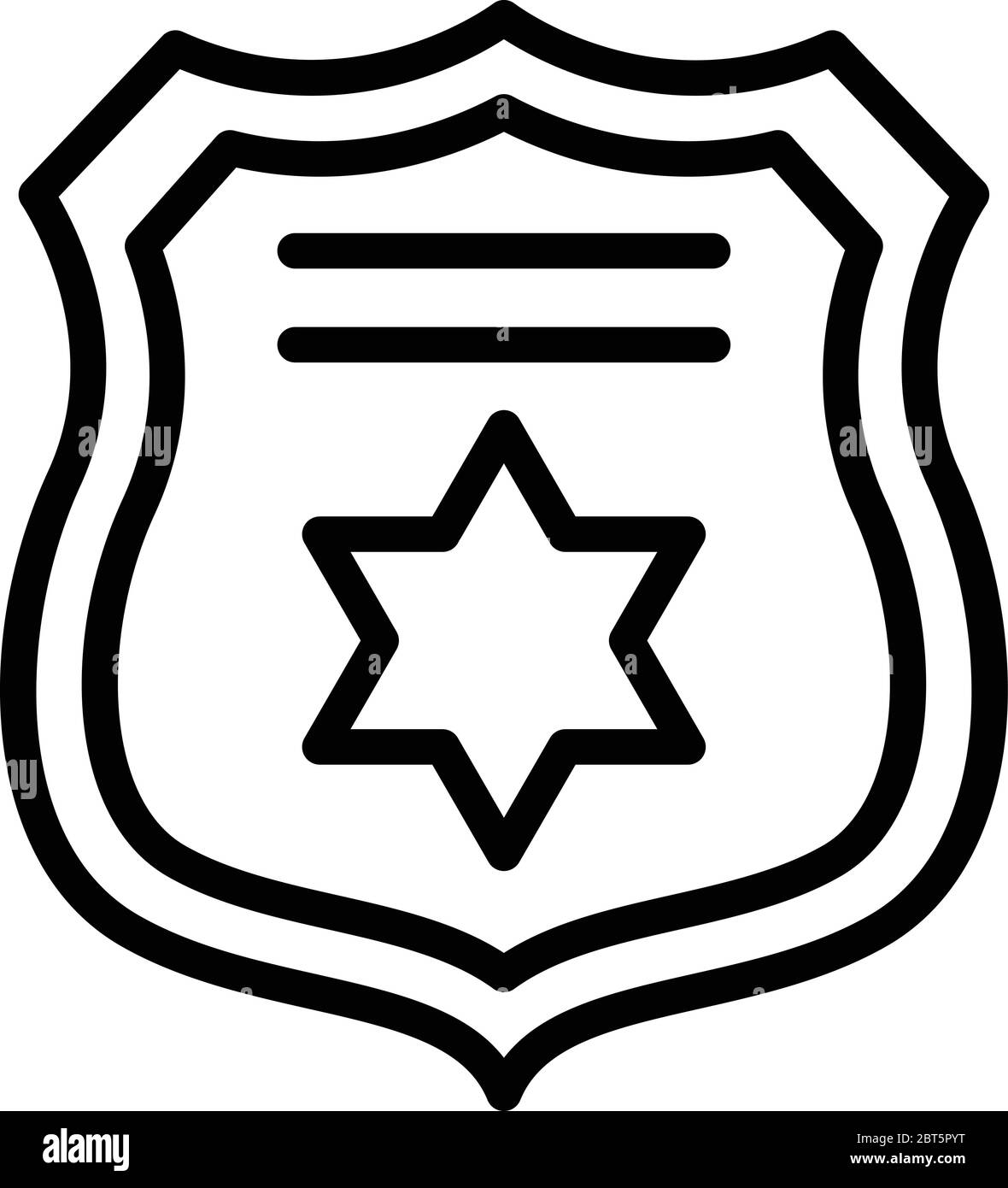 Prosecutor shield icon, outline style Stock Vector Image & Art - Alamy