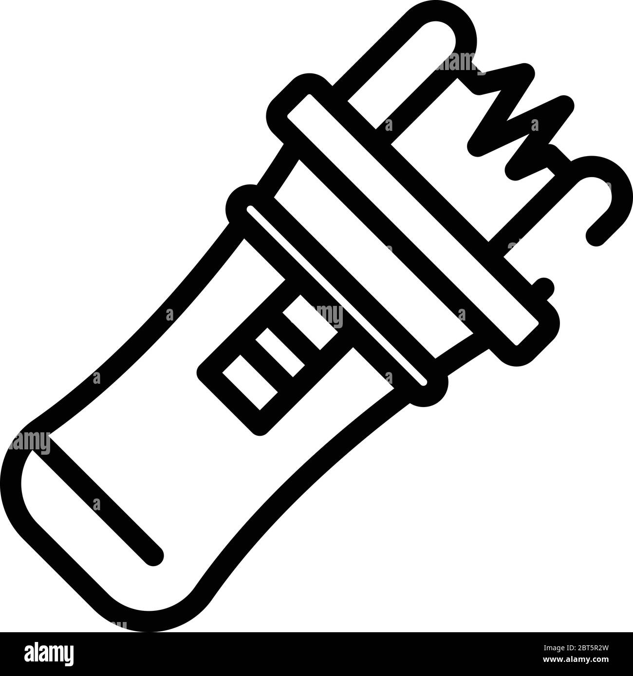 Electro shocker icon, outline style Stock Vector Image & Art - Alamy