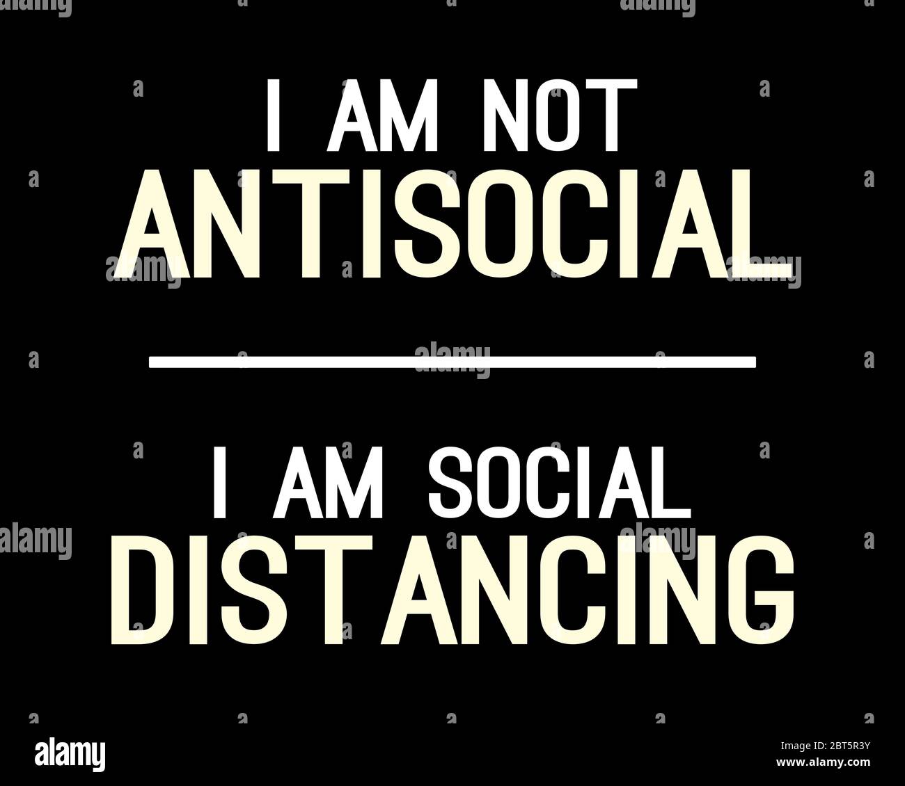I am Social Distancing / Beautiful Text Quote Tshirt Design Poster ...