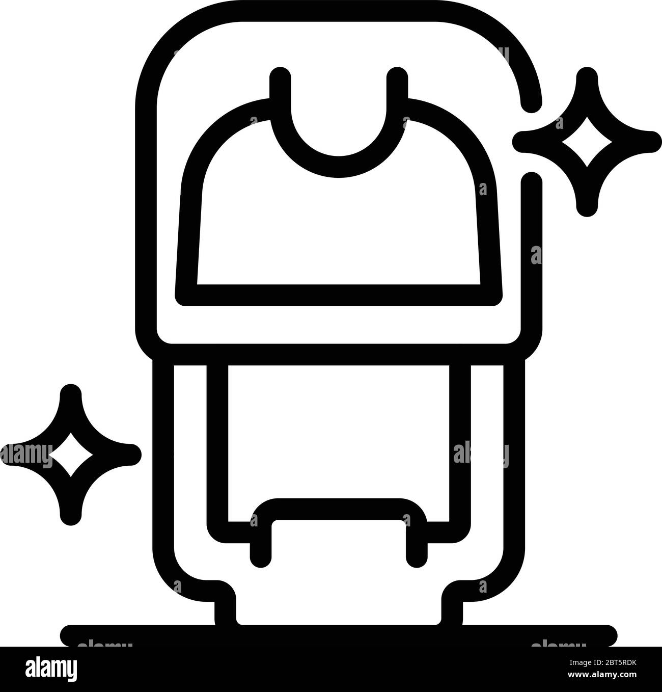Notary stamp icon, outline style Stock Vector Image & Art - Alamy