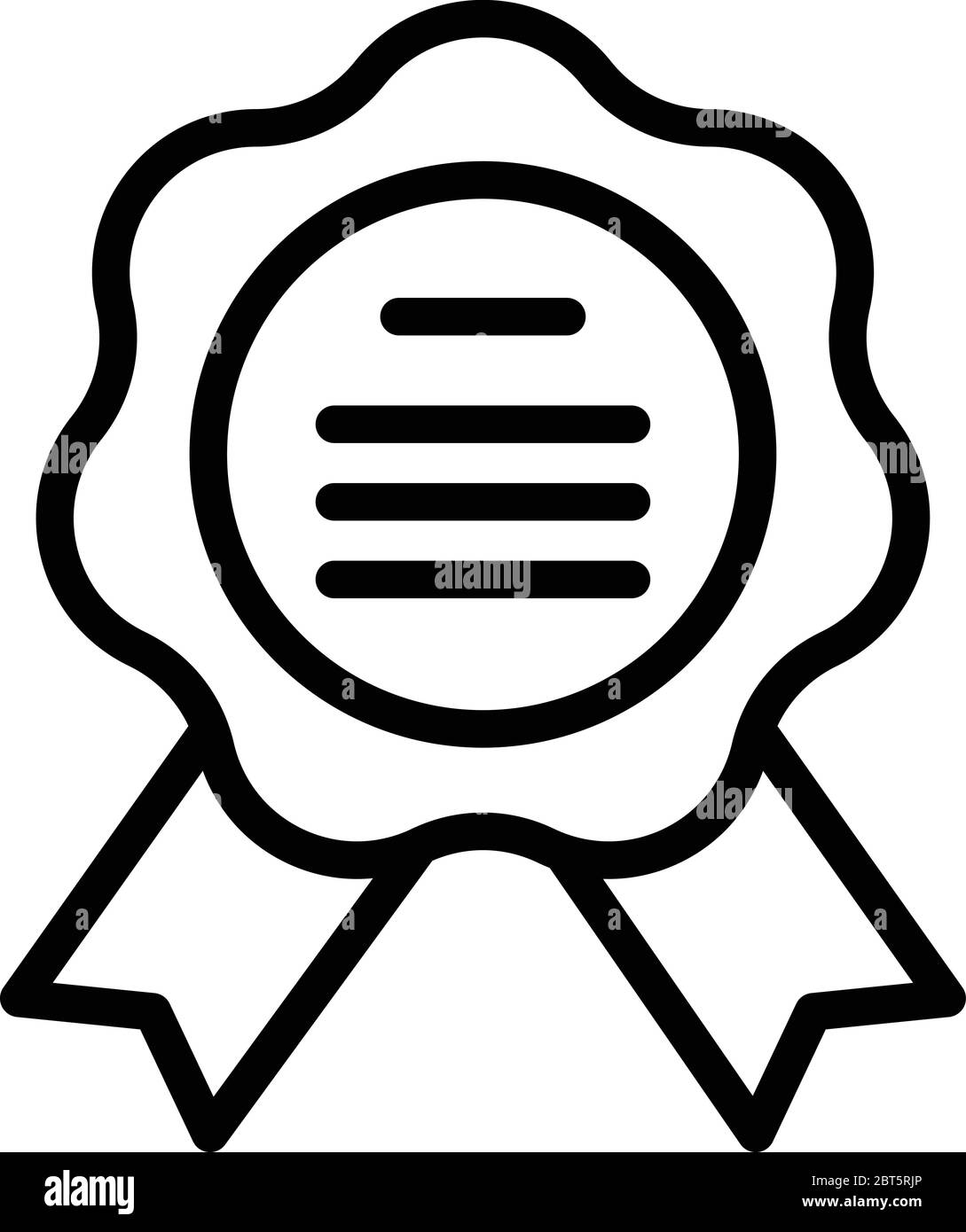 Notary emblem icon, outline style Stock Vector Image & Art - Alamy