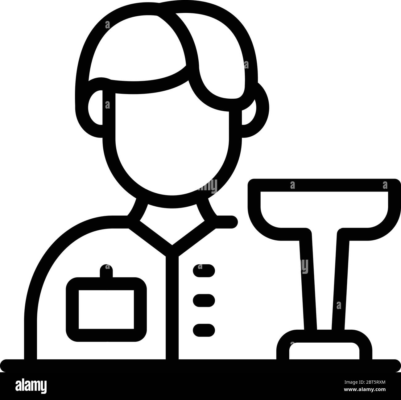 Female bartender Cut Out Stock Images & Pictures - Alamy