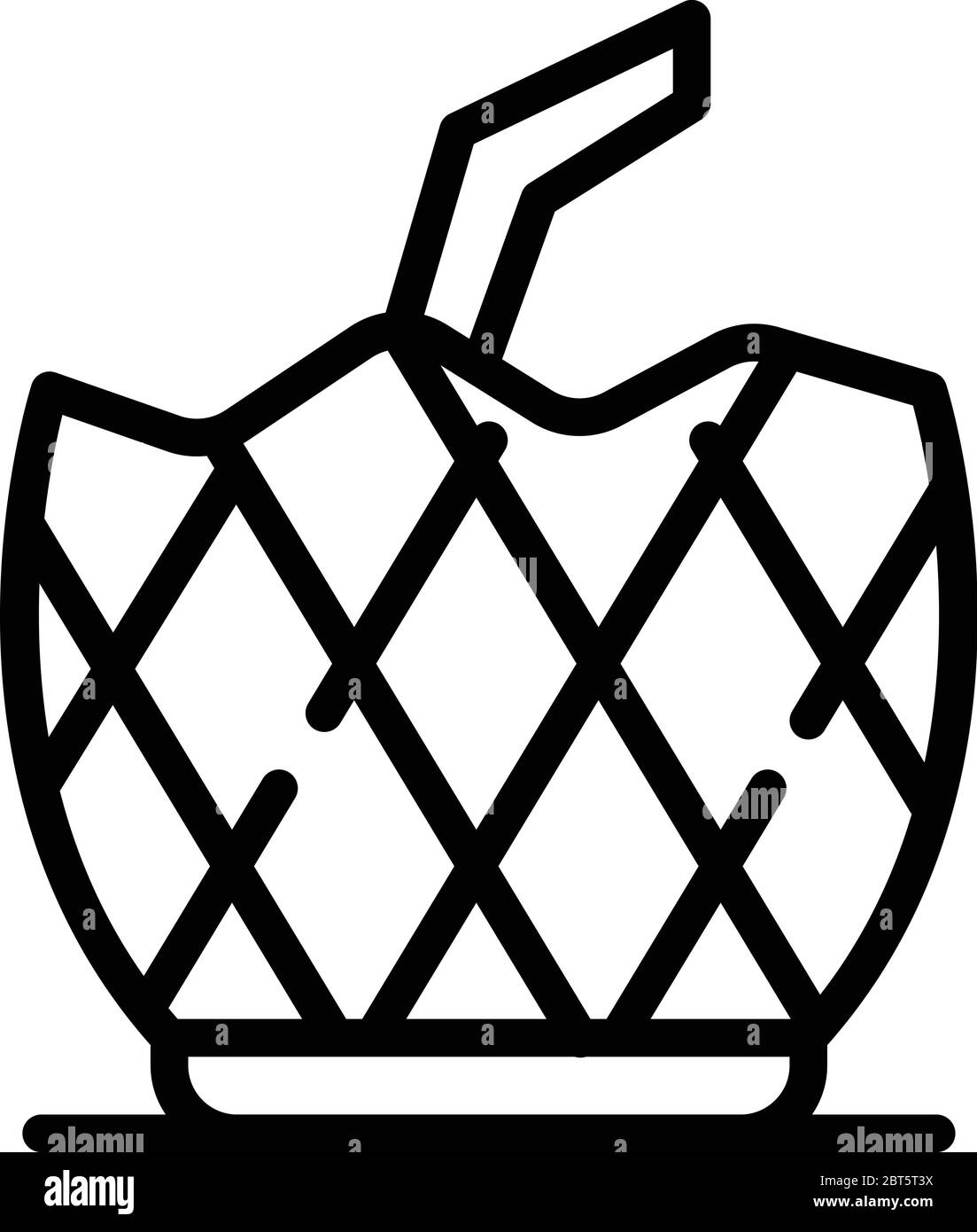 Pineapple cocktail on white Black and White Stock Photos & Images - Alamy