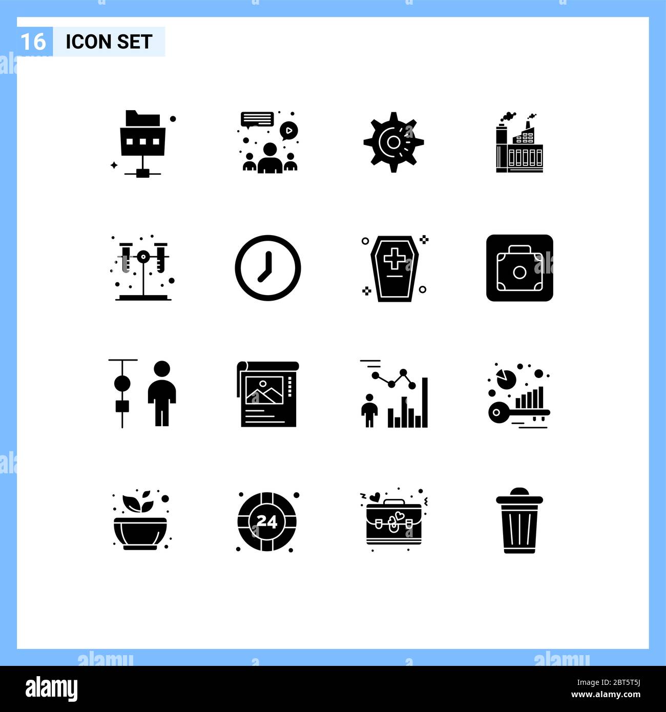 Time test factory Stock Vector Images - Alamy