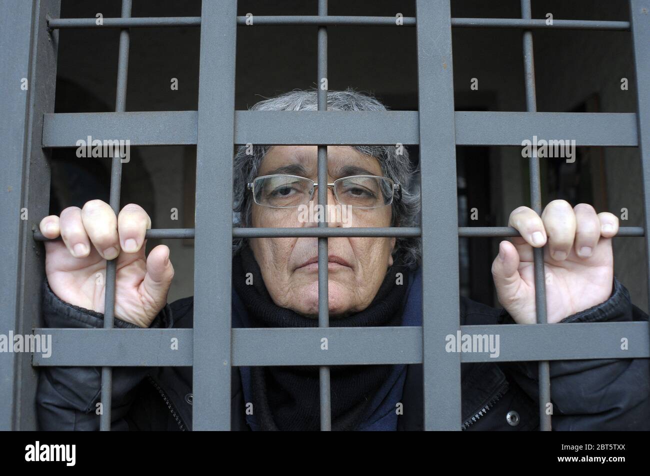woman punished locked up Stock Photo - Alamy