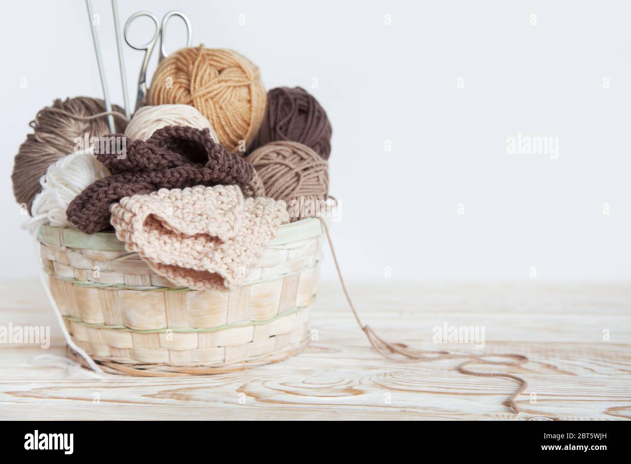 Accessories for needlework. Hobby knitting. Women's business Stock ...