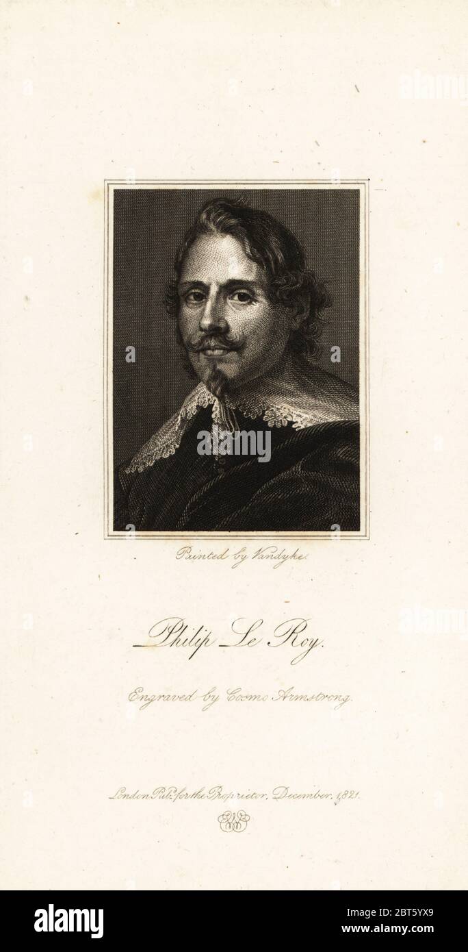 Portrait of Baron Philippe Le Roy, Flemish diplomat. Philip le Roy ...